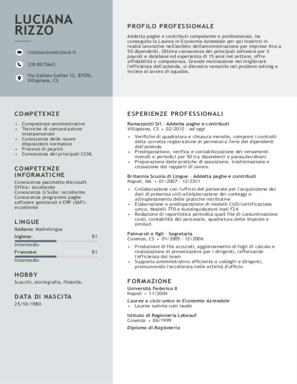 Curriculum medico: esempi e consigli | ilCVperfetto