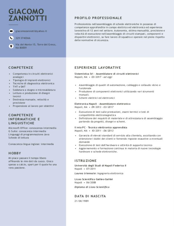 Foto Curriculum: la guida e come migliorarla con IA | ilCVperfetto