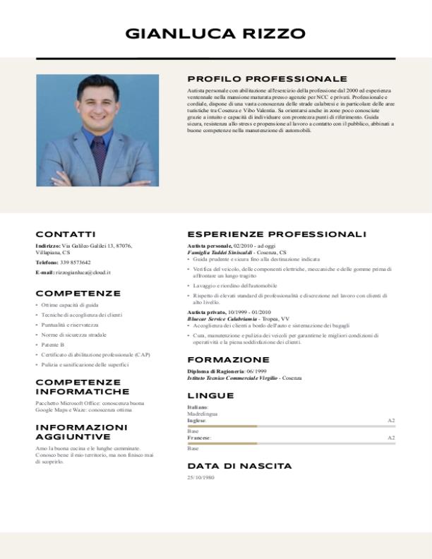 CV online: crea CV online e scarica il tuo curriculum vitae | ilCVperfetto